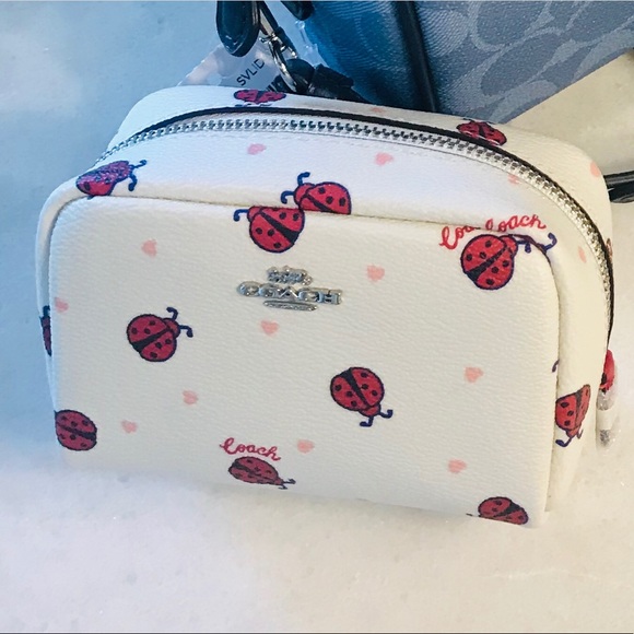 Coach | Bags | Coach Lady Bug Cosmetic Case Left Nwt | Poshmark